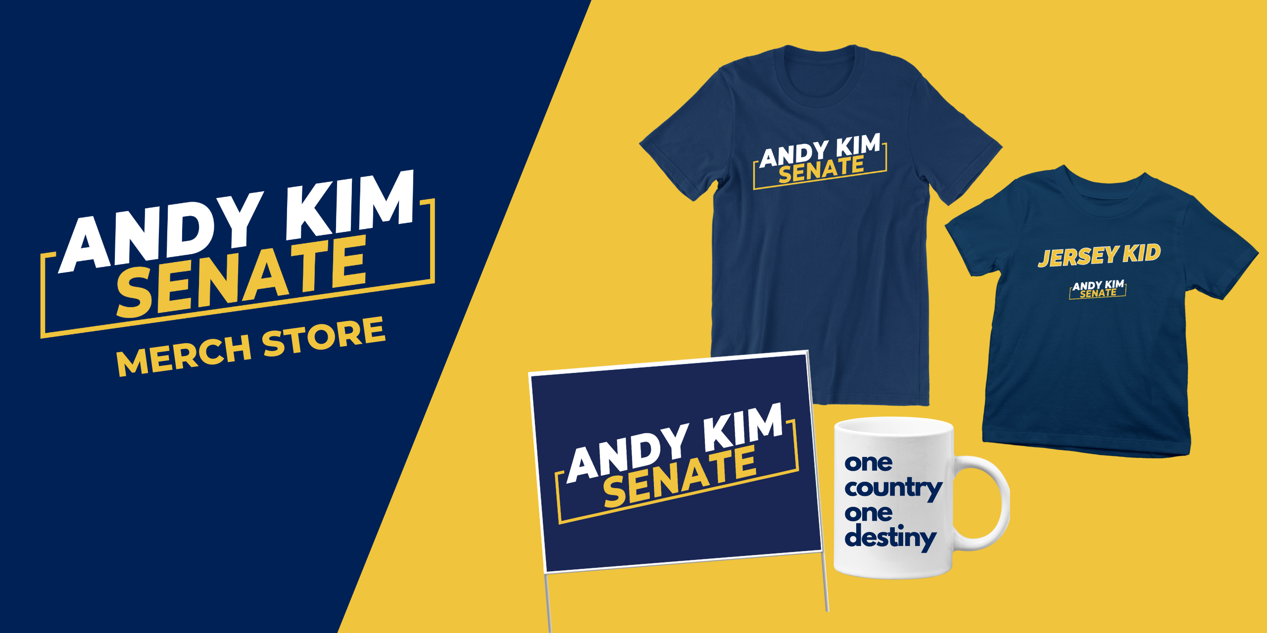 Andy Kim for New Jersey Merch Store